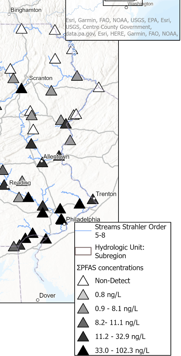 Harmful ‘forever chemicals’ more prevalent in lower urbanized areas of ...