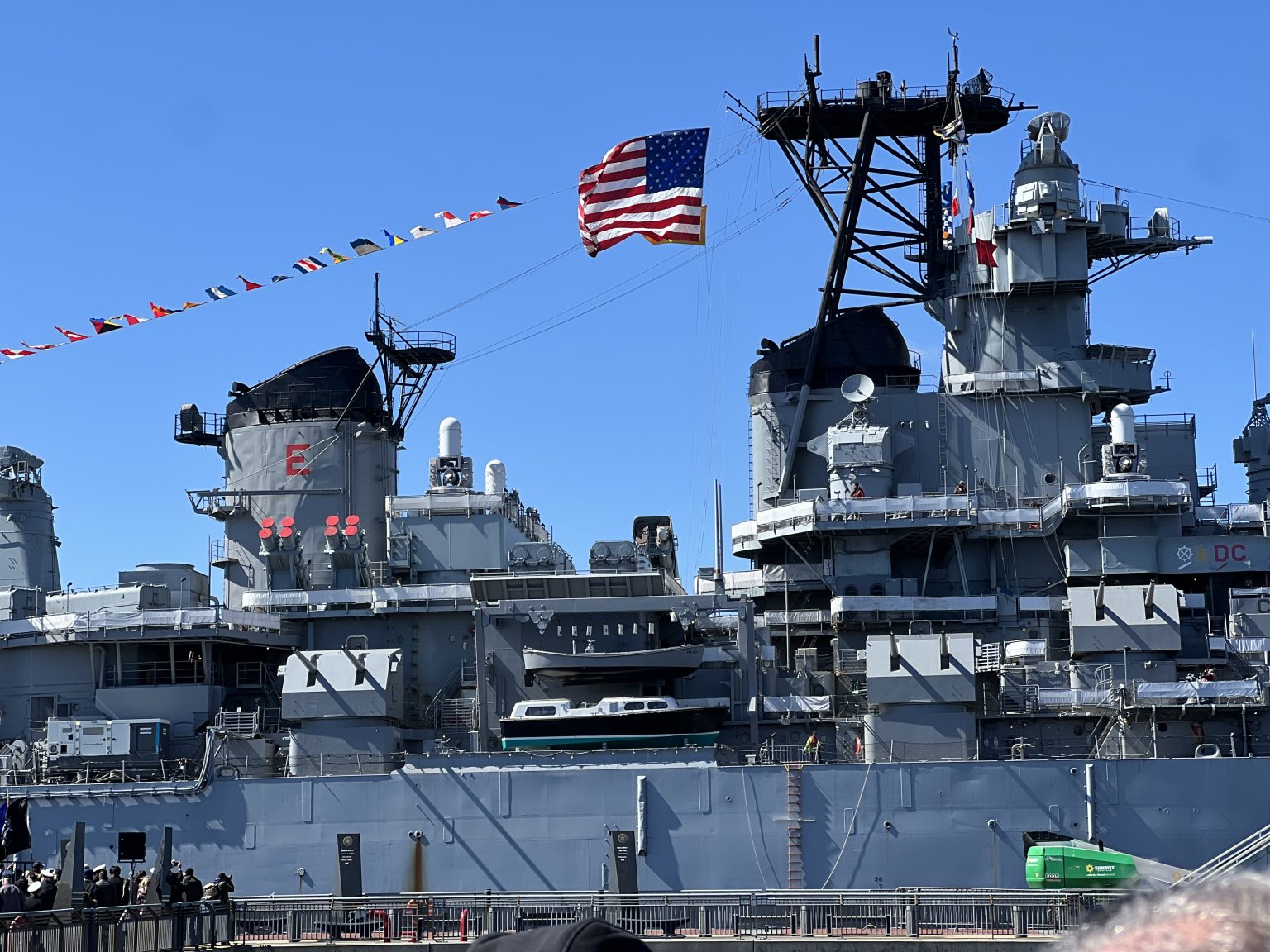 Battleship New Jersey is sent to dry dock with flourish and fanfare ...