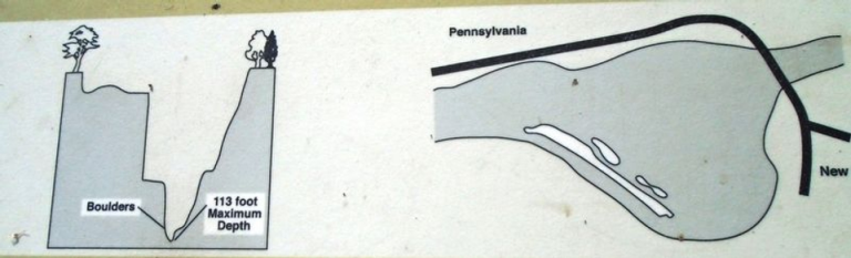 Big Eddy Narrows map
